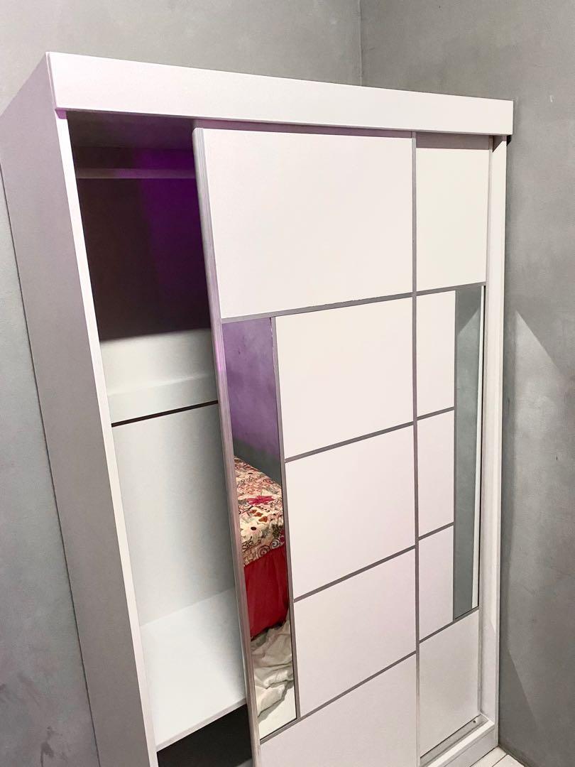 Wardrobe Almari Sliding Door, Furniture & Home Living, Furniture on ...