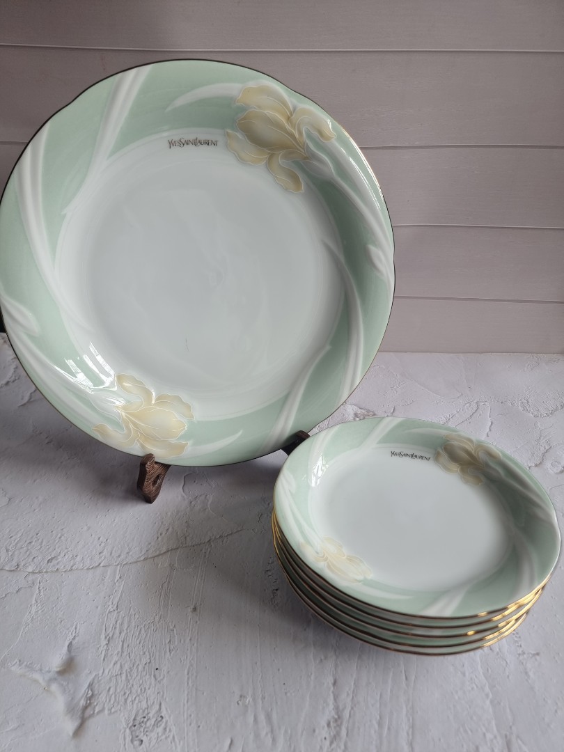 YSL Plate Set, Furniture & Home Living, Kitchenware & Tableware ...