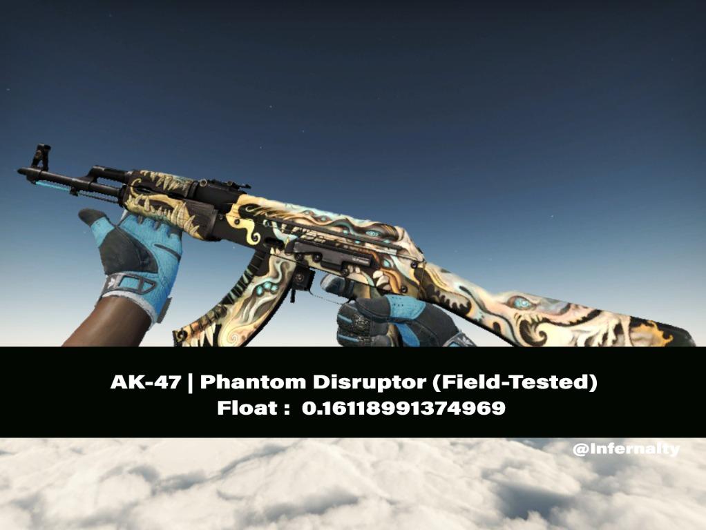 (0.16FV) AK-47 Phantom Disruptor FT CSGO SKINS KNIVES, Video Gaming ...