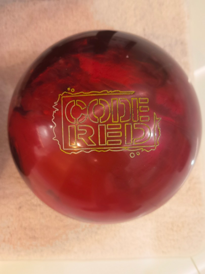 14LB Code Red Storm bowling ball, Sports Equipment, Sports & Games ...