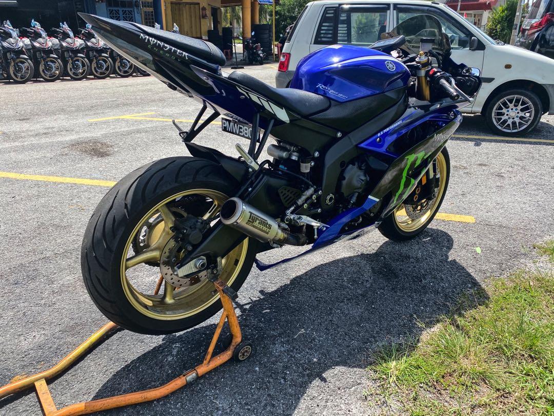 2017 Yamaha Yzf R6 Monster Energy Edition Tryants Exhaust Mileage21K ...