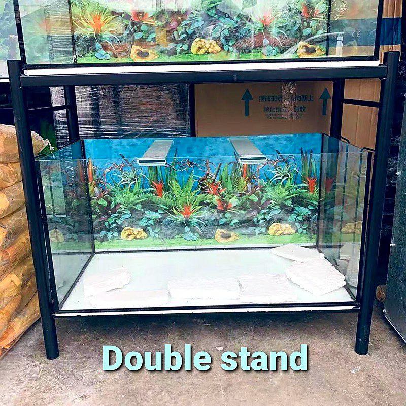4ft double tank stands., Everything Else on Carousell