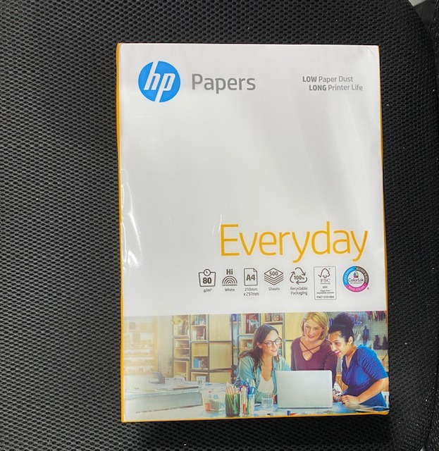 A4 Papers HP Everyday 80gsm, Hobbies & Toys, Stationery & Craft, Art ...
