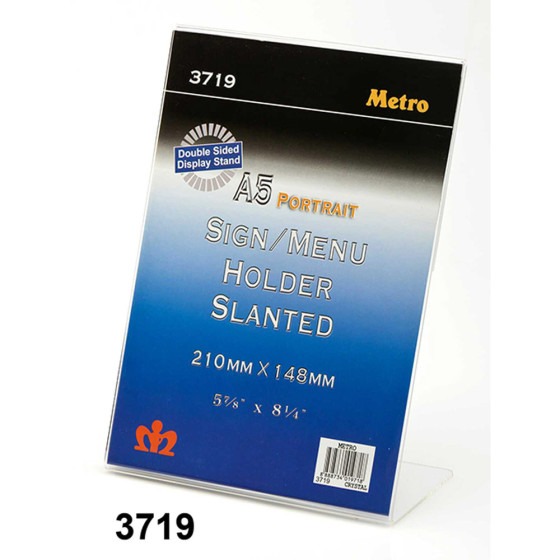 A5 L Shape Slanted Portrait, Portrait Holder, Display Stand - 148mm x ...