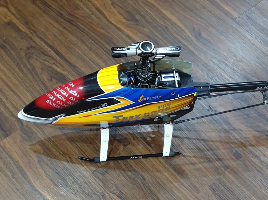 Align Trex 600E FBL RC helicopter, Photography, Drones on Carousell