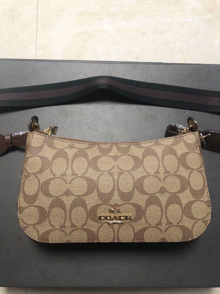 AUTHENTIC COACH 6823 6835 7264 jes baguettes in signature canvas brown ...