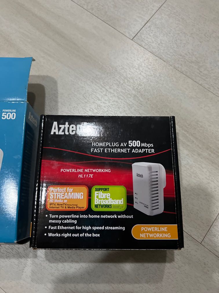 Aztech Homeplug wifi extender, Computers & Tech, Parts & Accessories ...