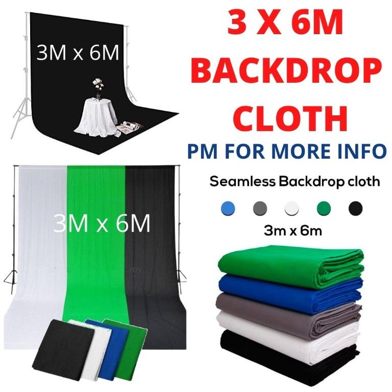 BACKDROP CLOTH / 3X6M BACKDROP / COLOR BACKDROP / 3 METER X 6 METER ...