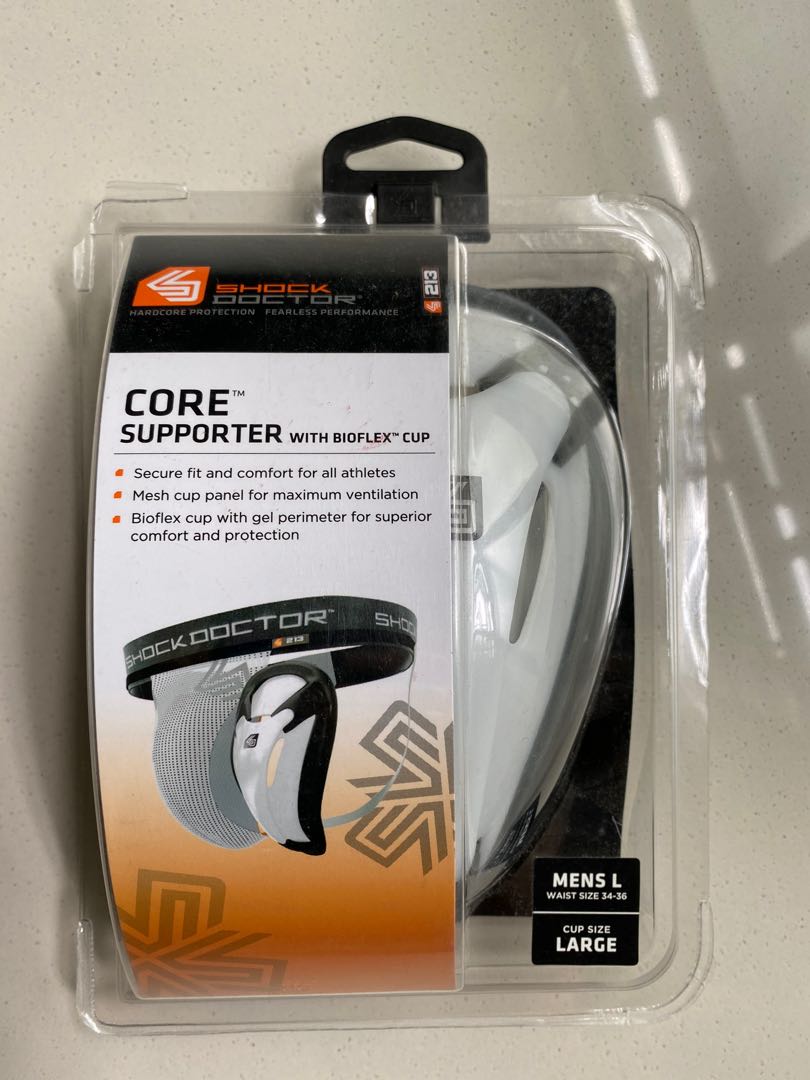 BNIB Shock Doctor Large Groin Guard, Sports Equipment, Other Sports ...