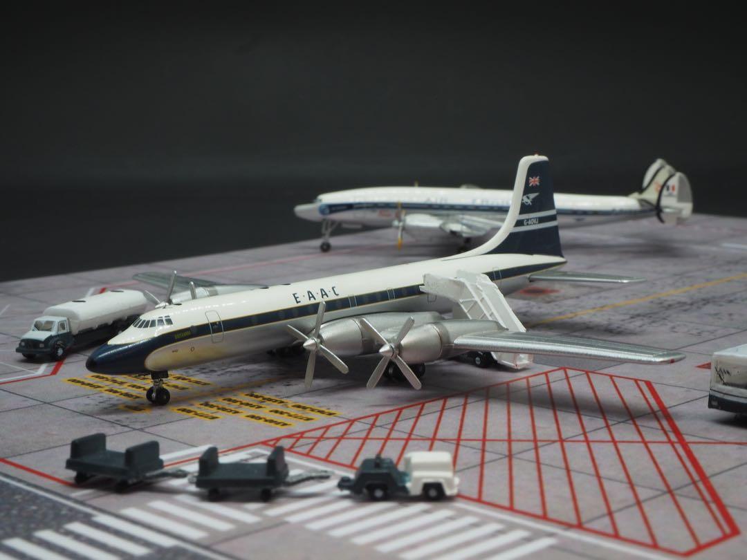 BOAC / EAAC Bristol Britannia G-AOVJ Hybrid Livery 1/400 scale, Hobbies ...
