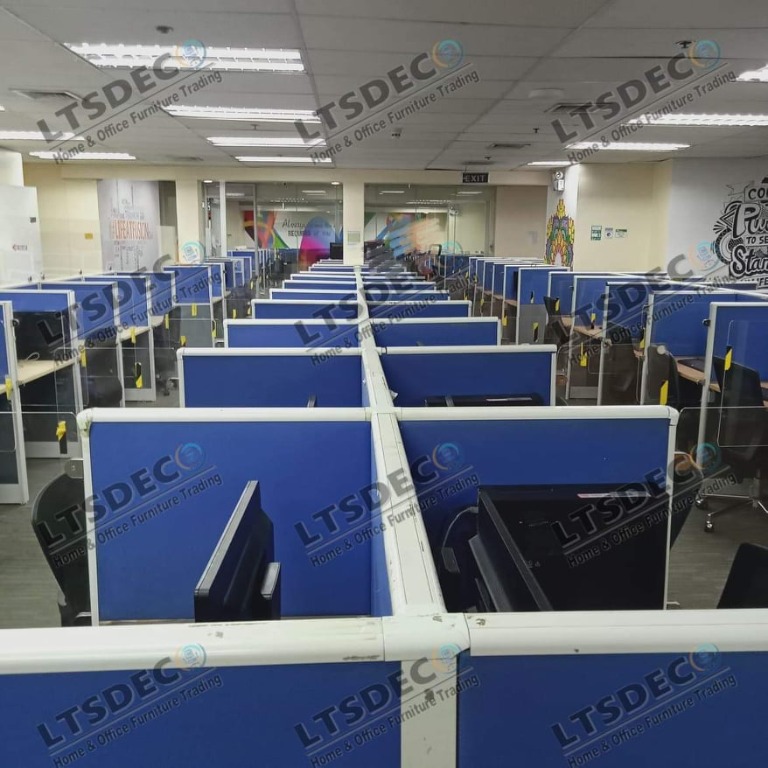 Bpo workstation office partition, Furniture & Home Living, Office ...