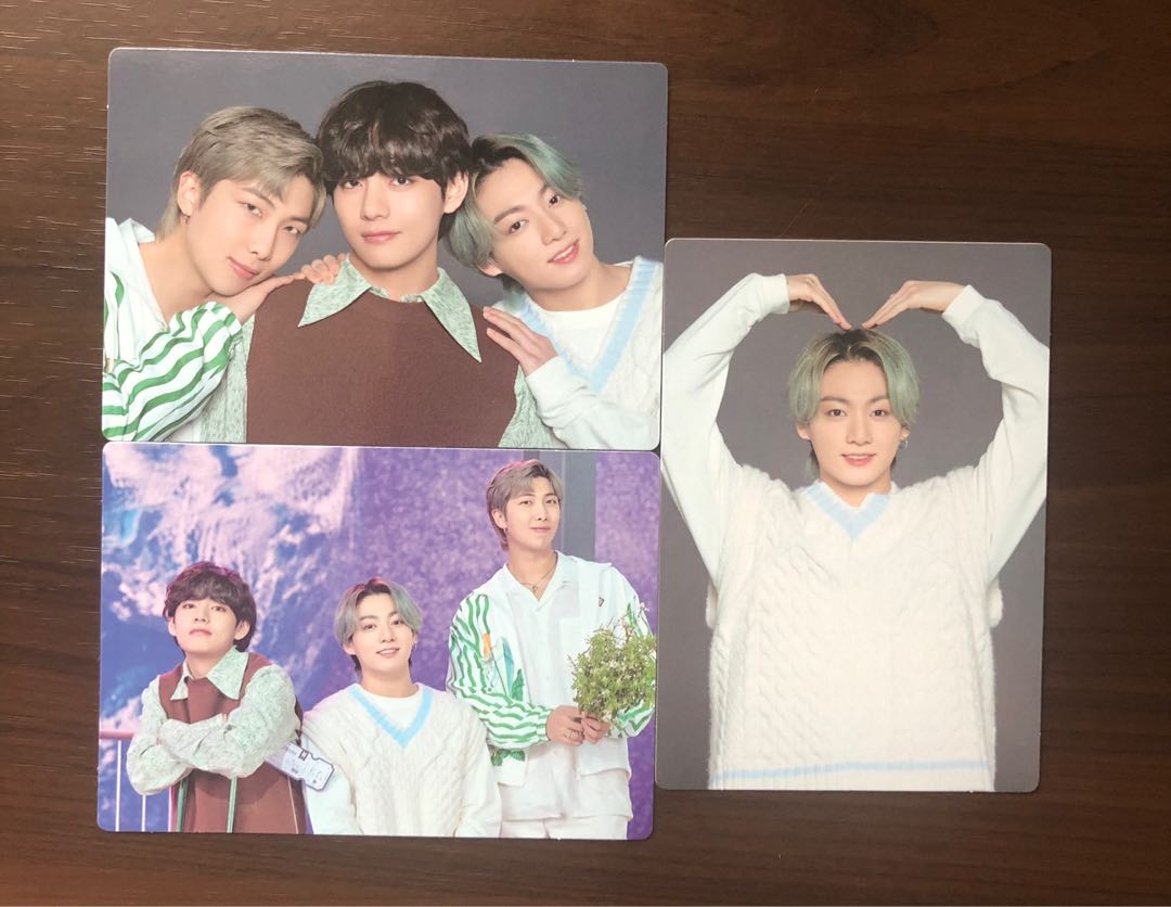 BTS swz sowoozoo mini photocards rm namjoon taehyung v jungkook ...