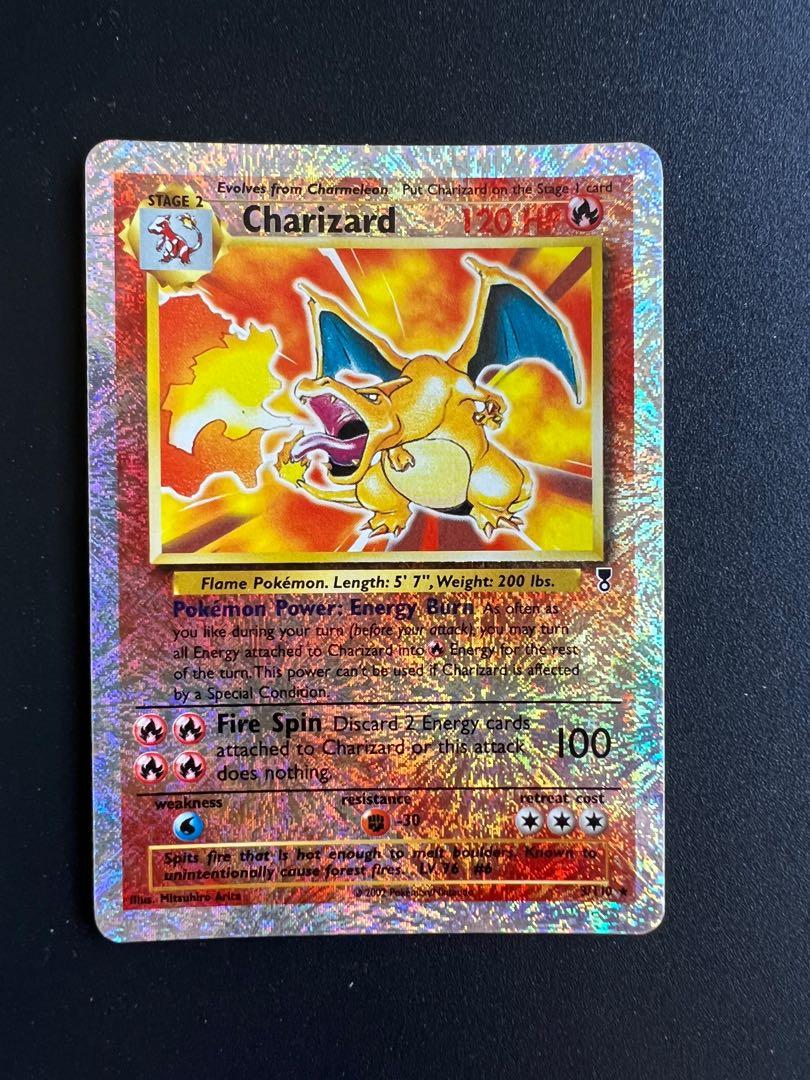 Charizard Reverse Holo Legendary Collection 3/110, Hobbies & Toys, Toys ...