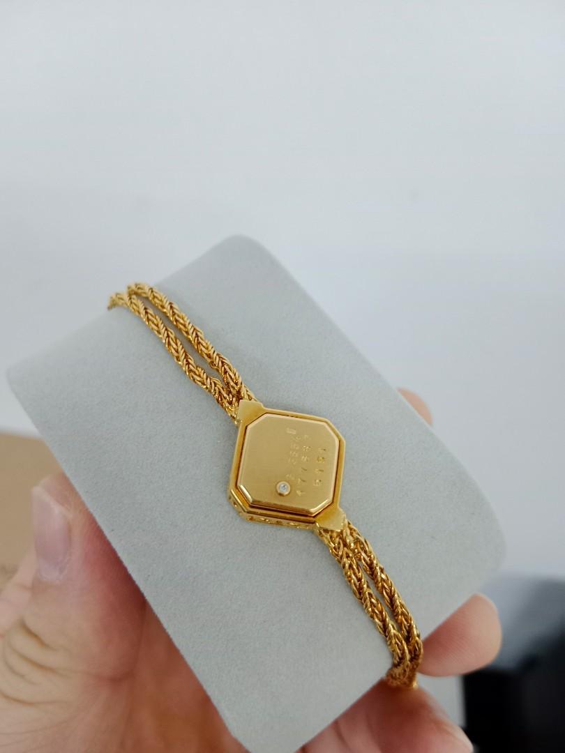 Chopard 18k Gold Diamond Emerald Vintage watch, Luxury, Watches on ...