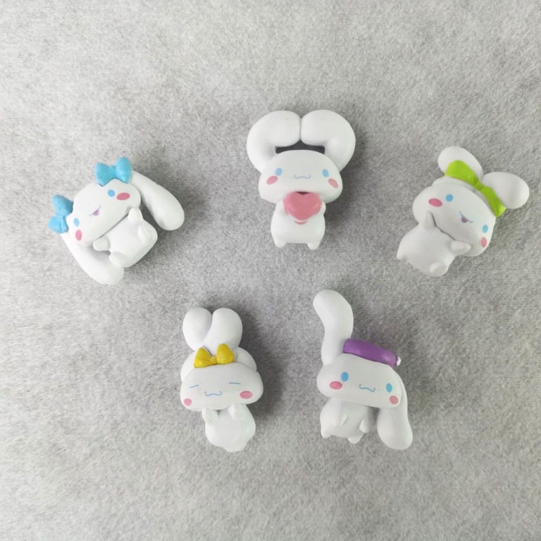Cinnamoroll Cute Design Figurines / Cake Topper (5 Pcs a Set), Hobbies ...