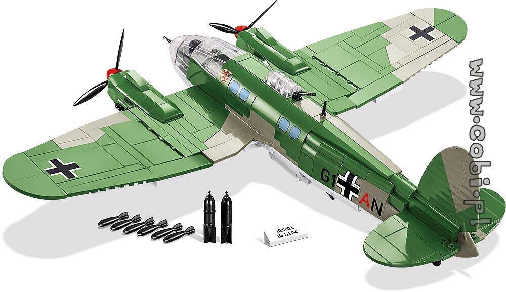 COBI GERMAN HEINKEL HE111 BOMBER PLANE BRICKS (LEGO COMPATIBLE ...