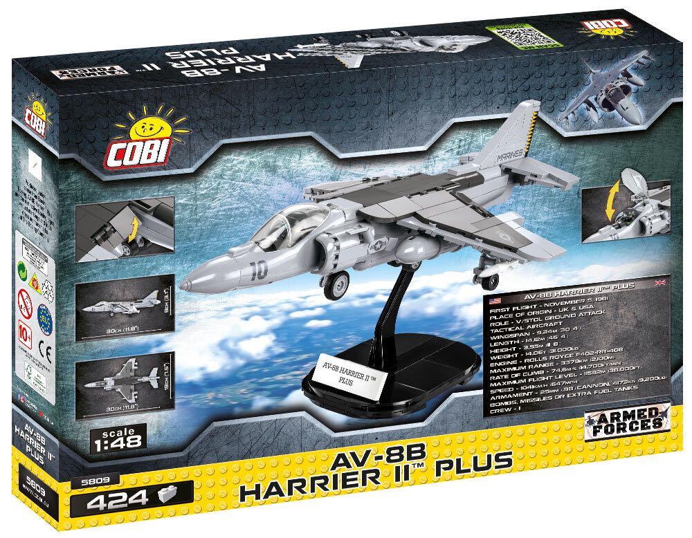 COBI USAF AV8B HARRIER II PLUS FIGHTER PLANE BRICKS (LEGO COMPATIBLE ...
