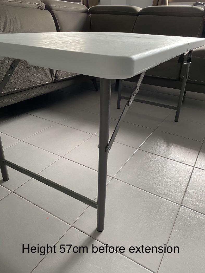 Collapsible Table L122 x W61 x H74cm, Furniture & Home Living ...