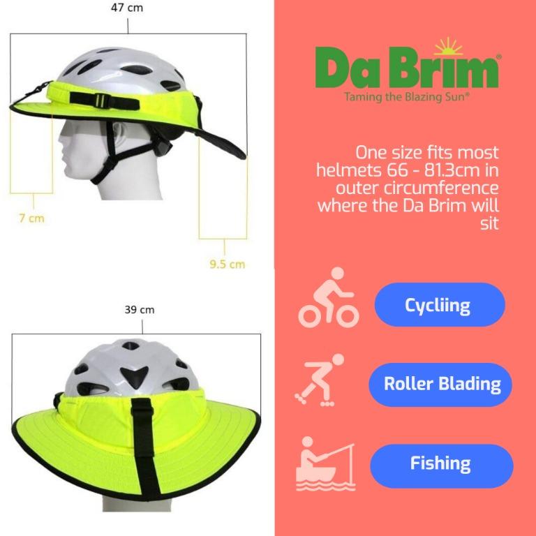 Da Brim Sporty Cycling Helmet Visor Brim, Sports Equipment, Bicycles ...