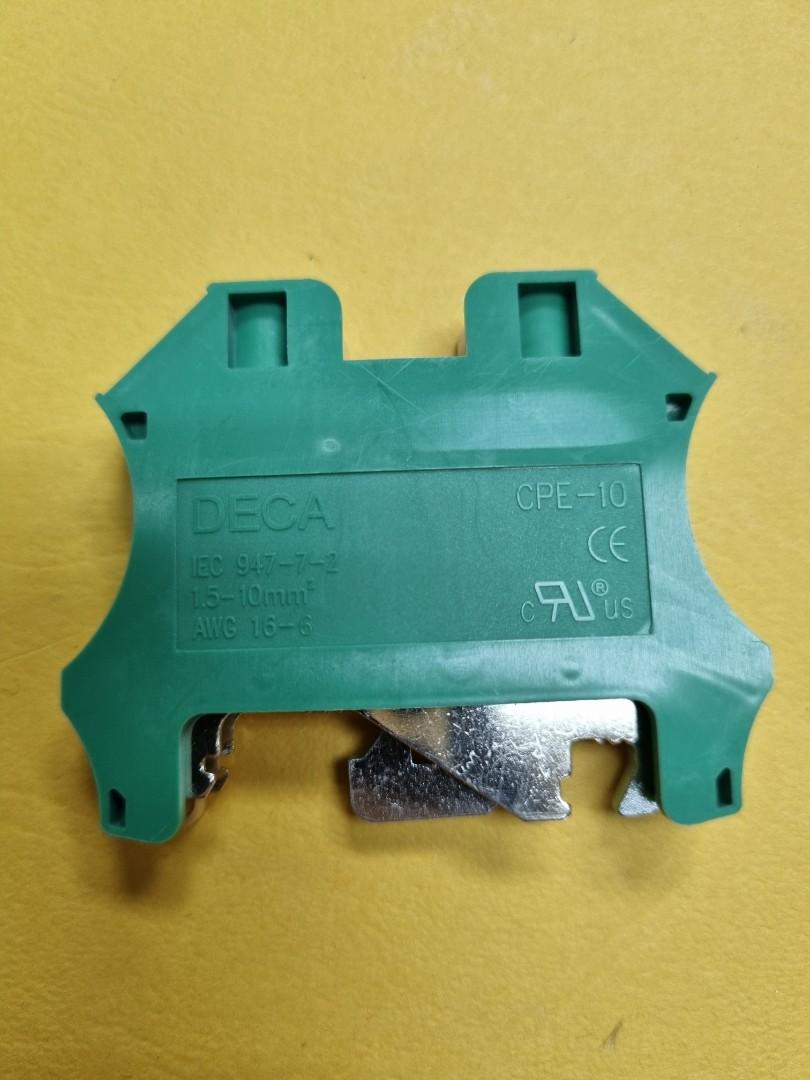 DECA, Earth Terminal Block, CPE-10, 1.5-10MM, AWG 16-6, TV & Home ...