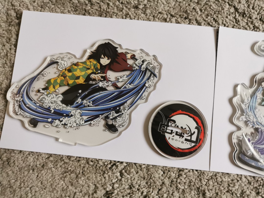 Demon slayer Acrylic Stand(Giyu, Tanjiro, Zenitsu, Nesuko), Hobbies ...