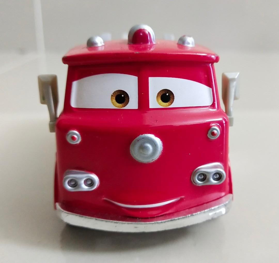 Disney Pixar CARS RED Fire Truck Unplayed with paint chips on Carousell