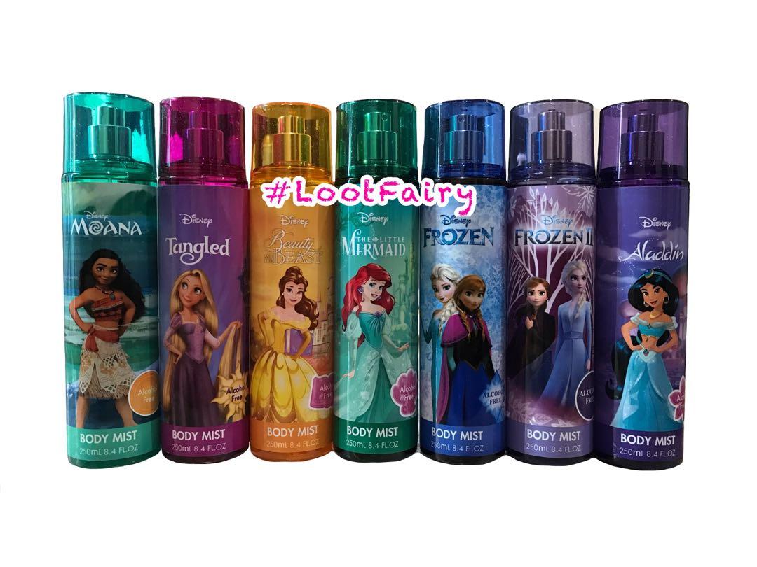 DISNEY PRINCESSES BODY MIST 250mL, Beauty & Personal Care, Fragrance ...