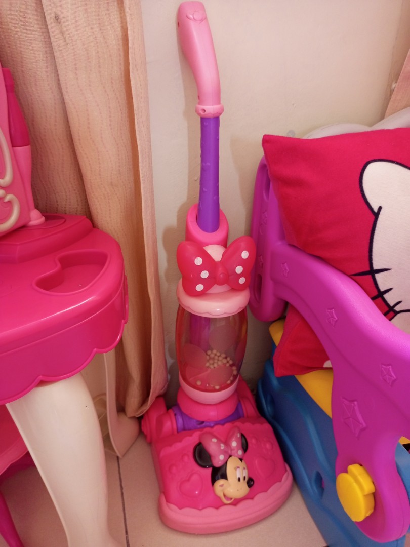 Disney vaccum cleaner toy with free iron minnie mouse, Hobbies & Toys ...
