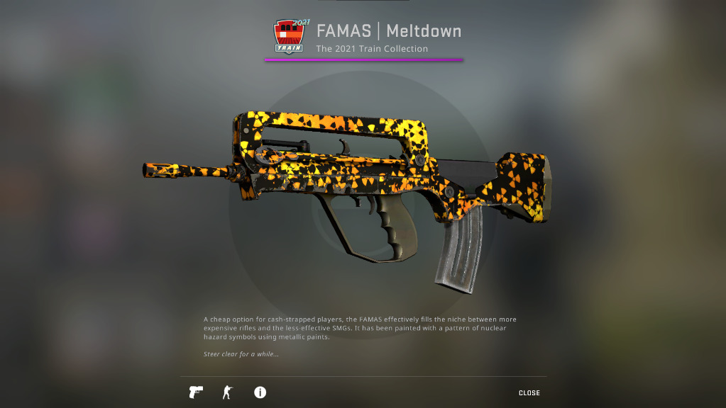FAMAS Meltdown | CS:GO Skin | CSGO | Counter Strike: Global Offensive ...