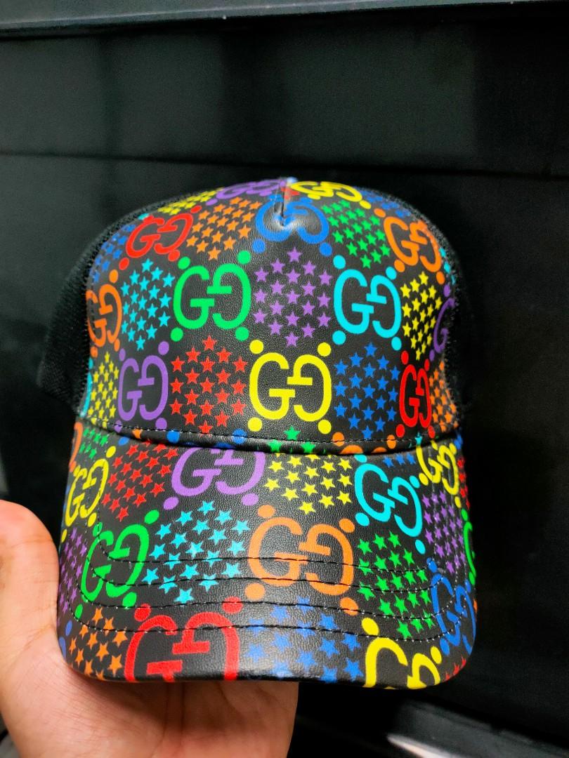 Gucci colorful, Men's Fashion, Watches & Accessories, Caps & Hats on ...