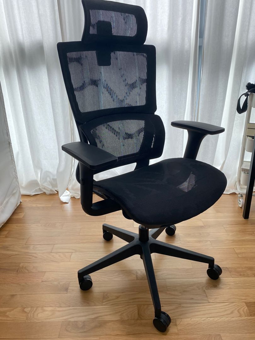 High Back Full Mesh Ergonomic Chair, Furniture & Home Living, Furniture ...