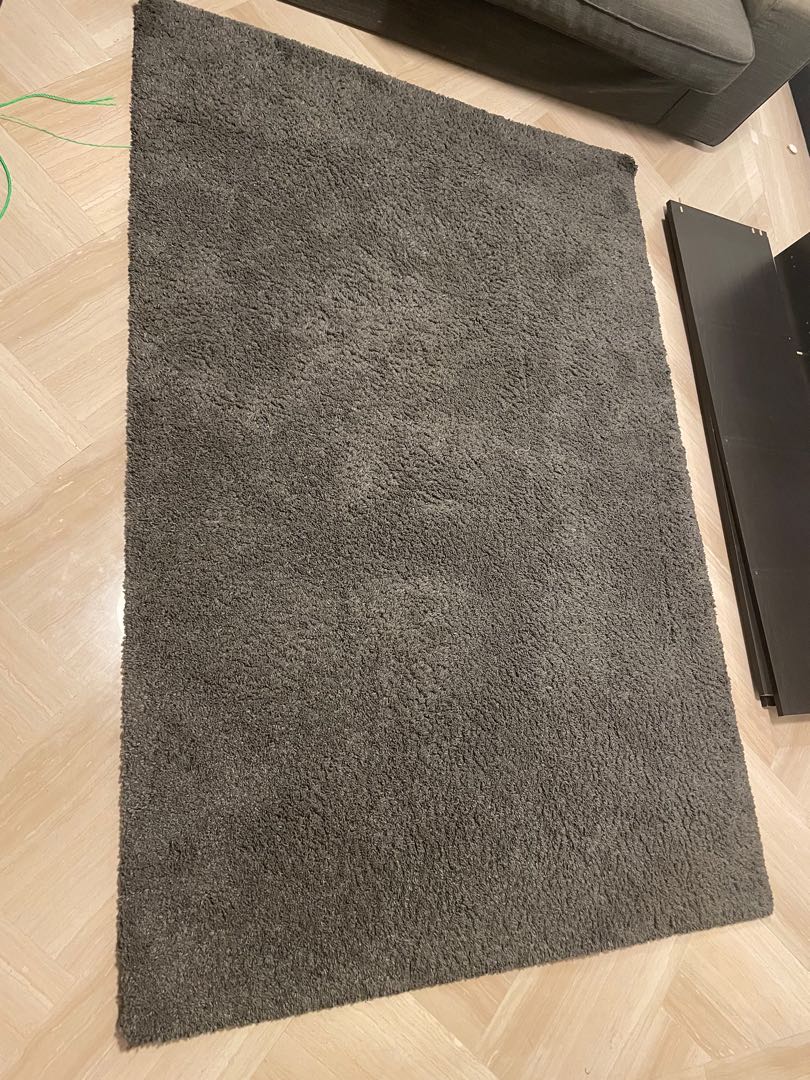 Ikea Adum high pile rug, Furniture & Home Living, Home Decor, Carpets ...