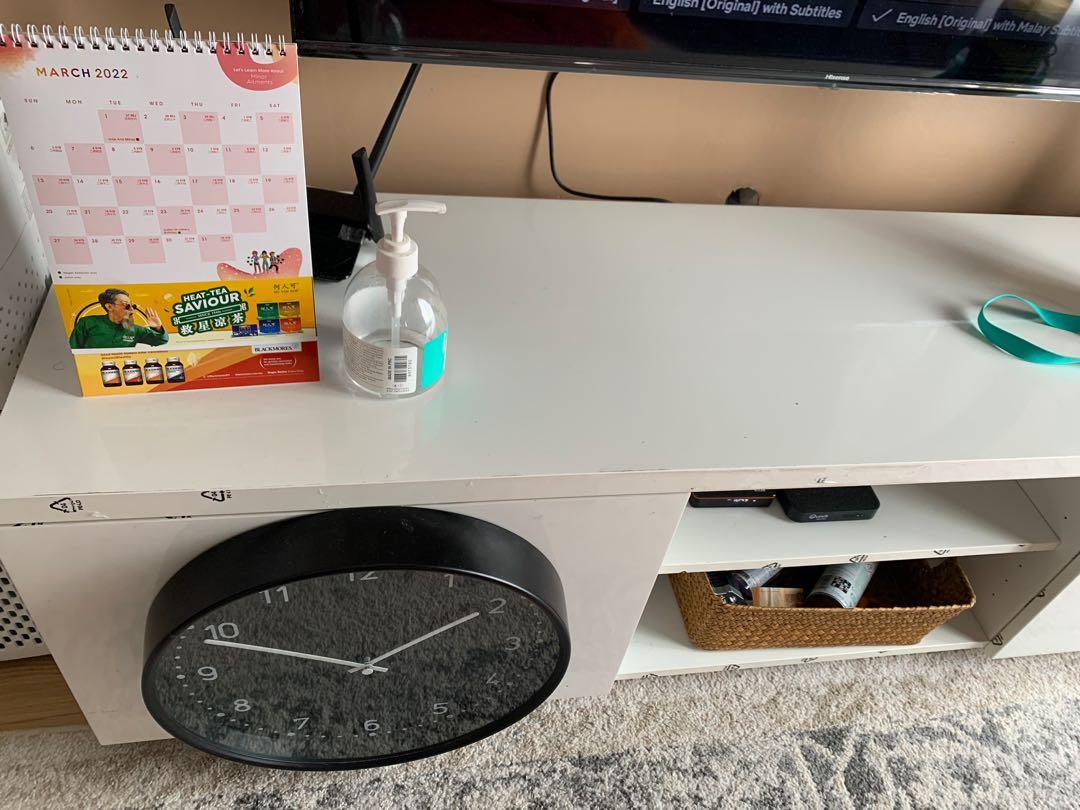 IKEA Byas Tv Bench, Furniture & Home Living, Furniture on Carousell