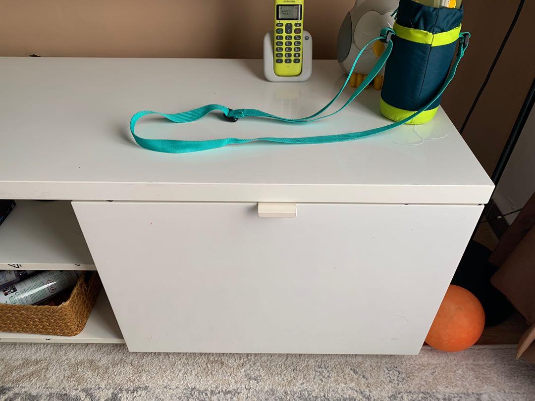 IKEA Byas Tv Bench, Furniture & Home Living, Furniture on Carousell