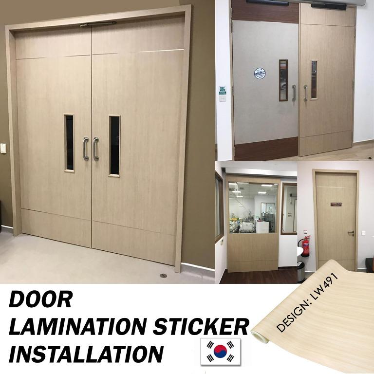 INFEEL Door Laminate / Wallpaper Sticker / Furniture Sticker / DIY ...