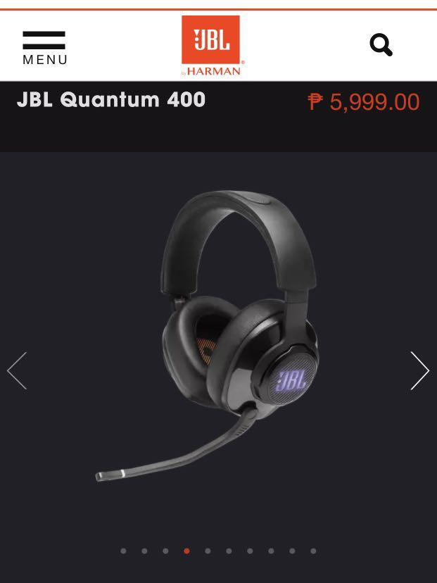 JBL Quantum 400 Headset, Audio, Headphones & Headsets on Carousell