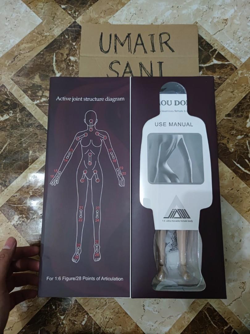 Jiaou Doll 1/6 Seamless Female Body Big Bust, Toys & Games, Action ...