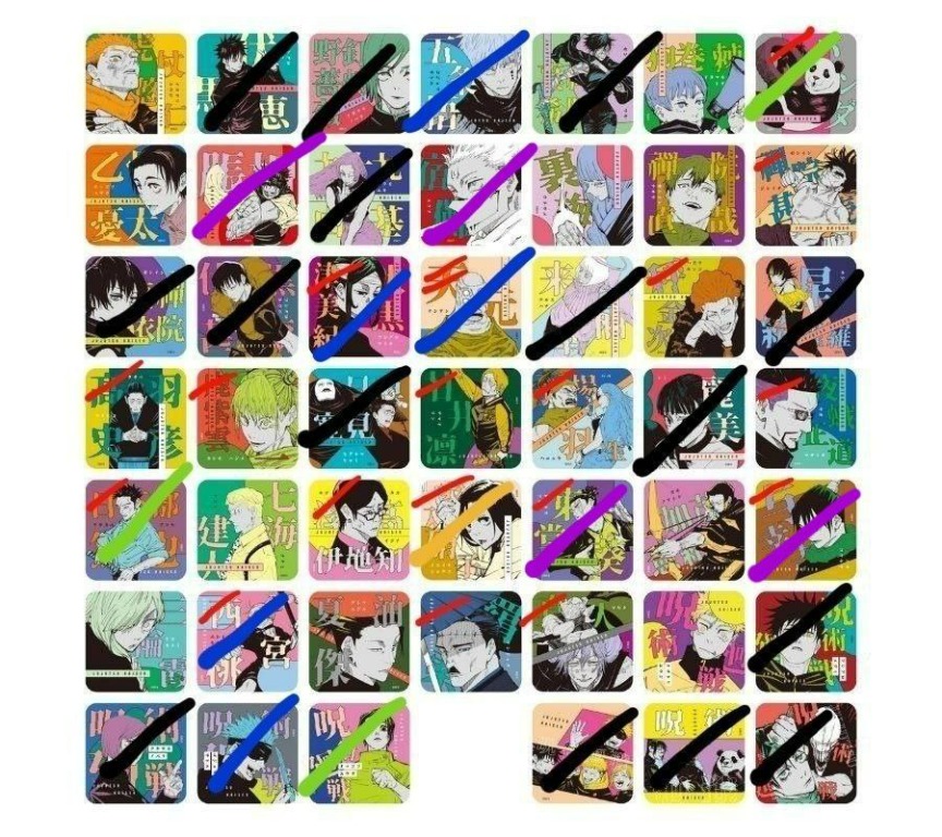 jjk coasters jujutsu kaisen exhibition, Hobbies & Toys, Memorabilia ...