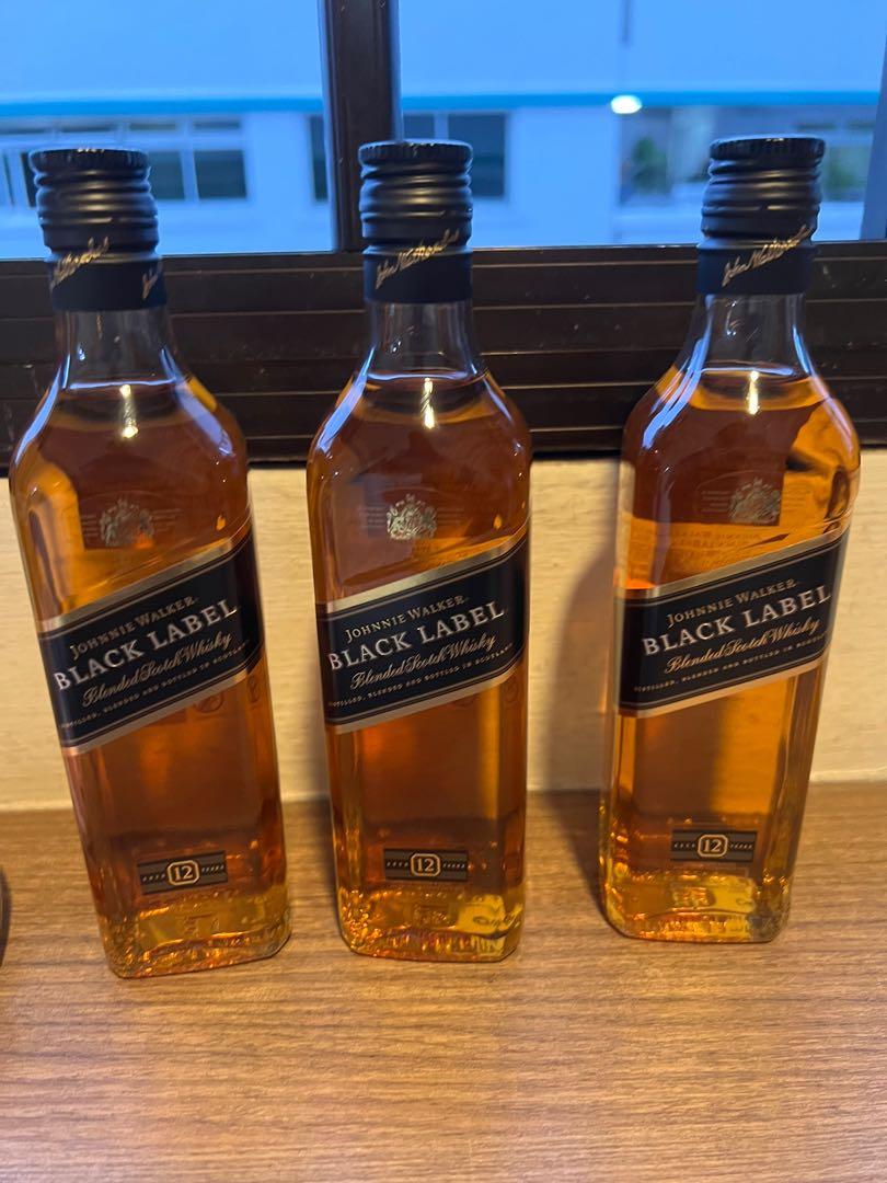 Johnnie Walker black 200ml, Food & Drinks, Alcoholic Beverages on Carousell