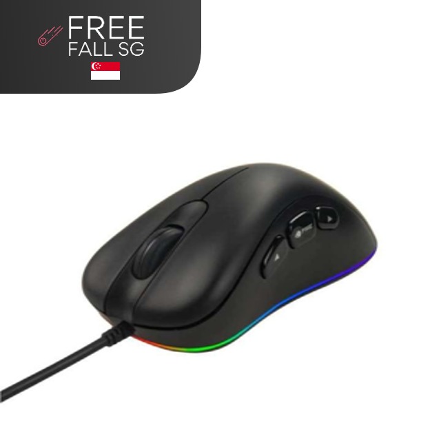 Kogan Programable RBG Gaming Mouse (3 side buttons) 1.5m braided cable ...