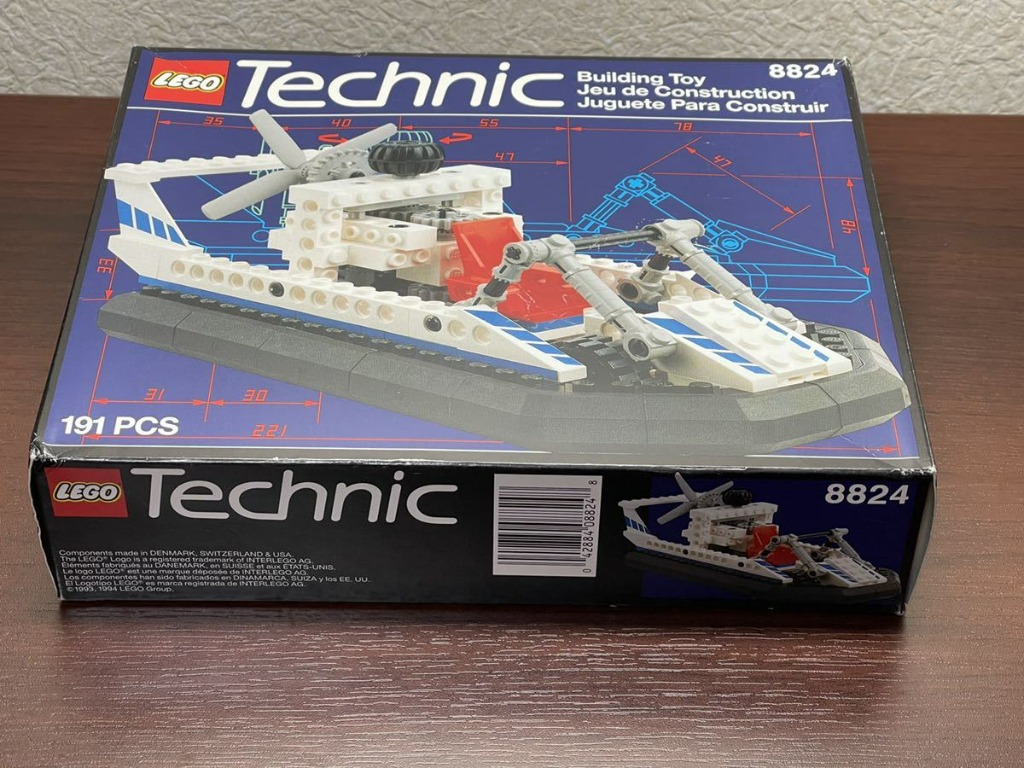 【LEGO】8824 Technic Hovercraft 氣墊船, 興趣及遊戲, 玩具 & 遊戲類 - Carousell