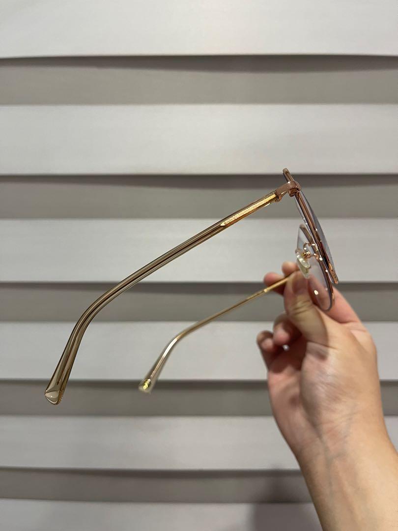 Metallic Glasses, Women's Fashion, Watches & Accessories, Sunglasses & Eyewear on Carousell