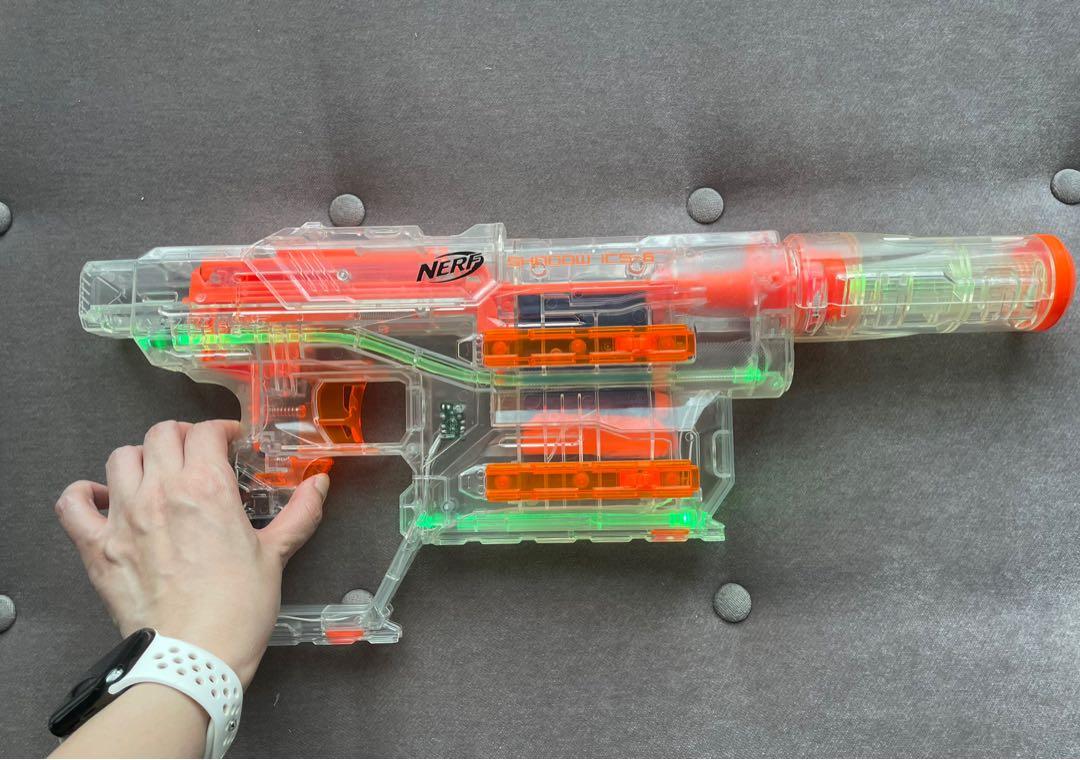 Nerf Shadow ICS-6 gun, Hobbies & Toys, Toys & Games on Carousell