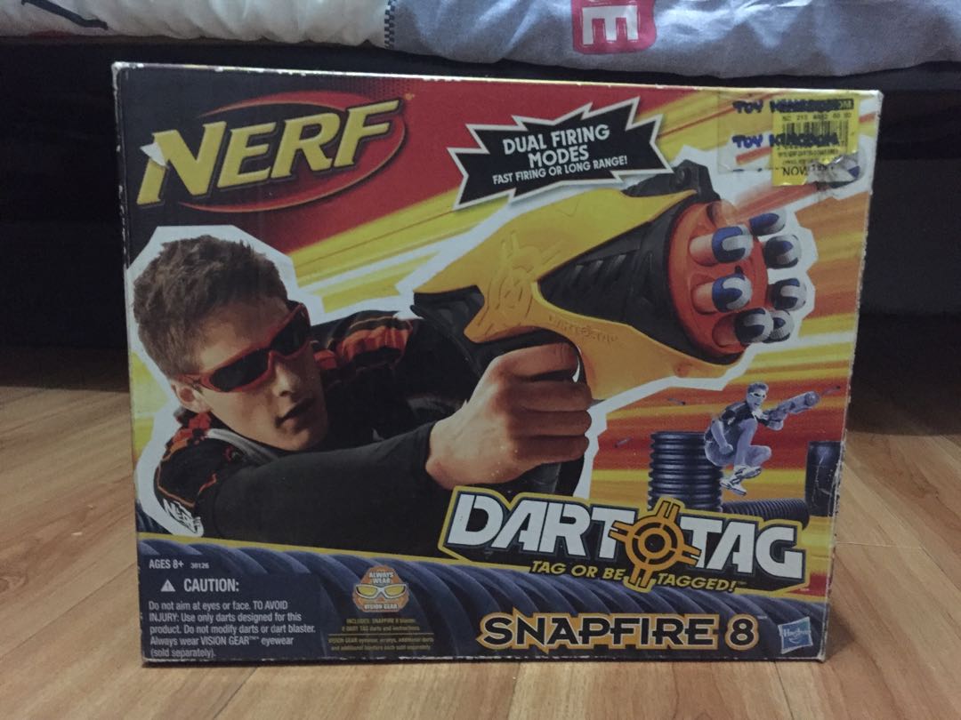 Nerf Snapfire 8 + Box, Manual & Darts, Hobbies & Toys, Toys & Games on ...