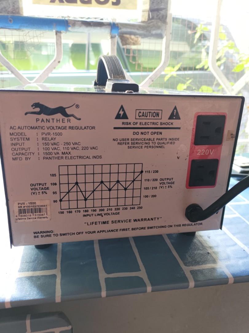 Panther AC Voltage Regulator, TV & Home Appliances, Other Home ...