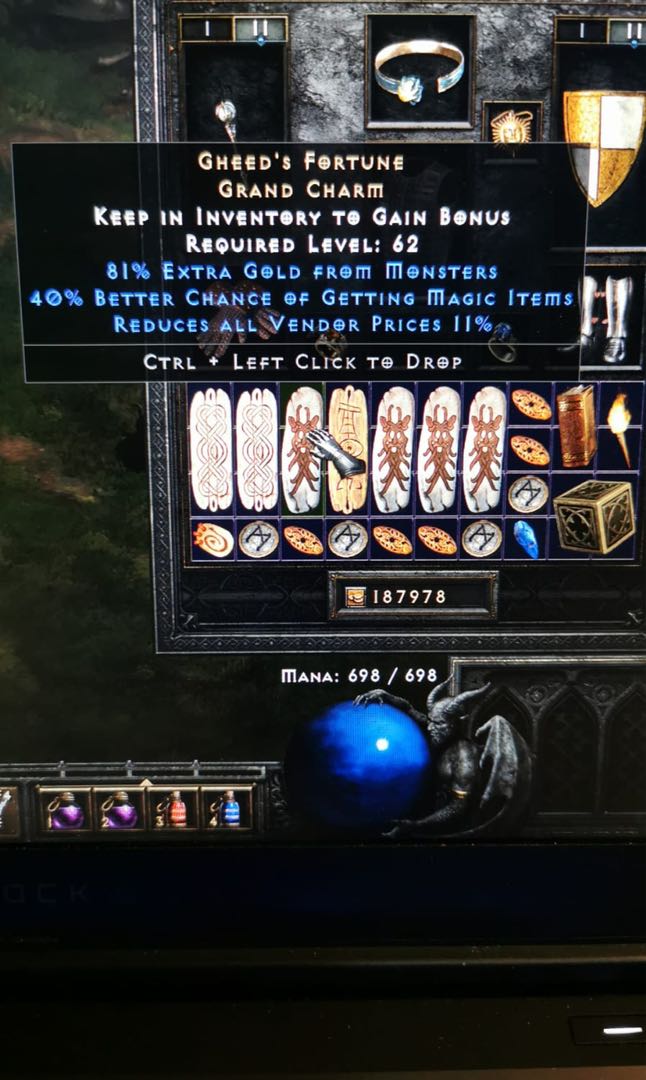 Perfect 40% MF Gheed’s Fortune D2R, Video Gaming, Gaming Accessories, In-Game Products on Carousell