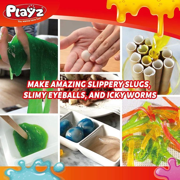 Playz Edible Slime Candy Making Food Science Chemistry Kit for Kids ...