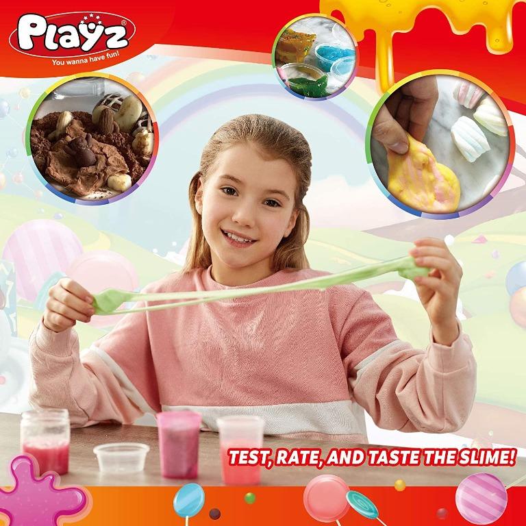 Playz Edible Slime Candy Making Food Science Chemistry Kit for Kids ...