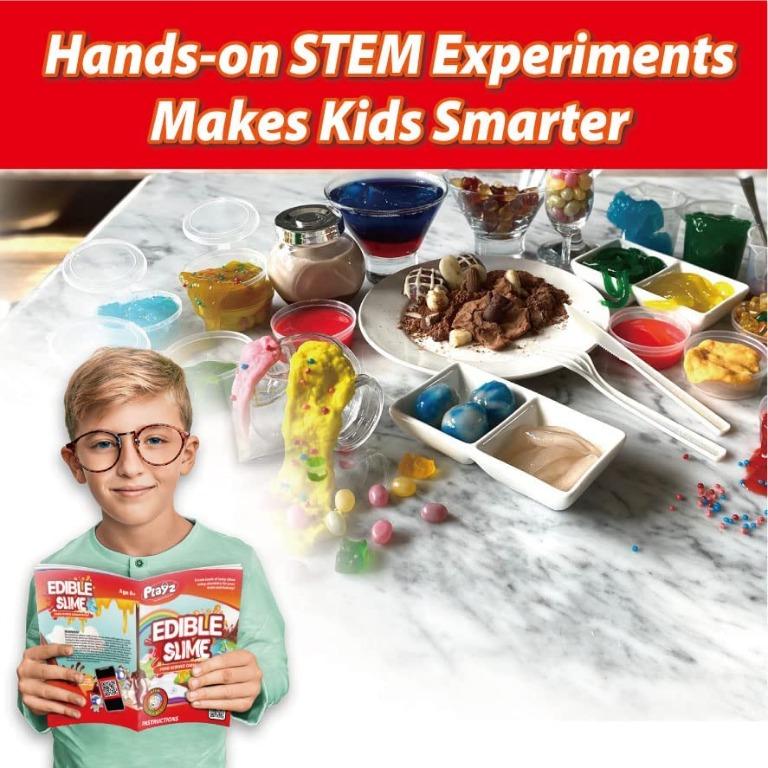 Playz Edible Slime Candy Making Food Science Chemistry Kit for Kids ...