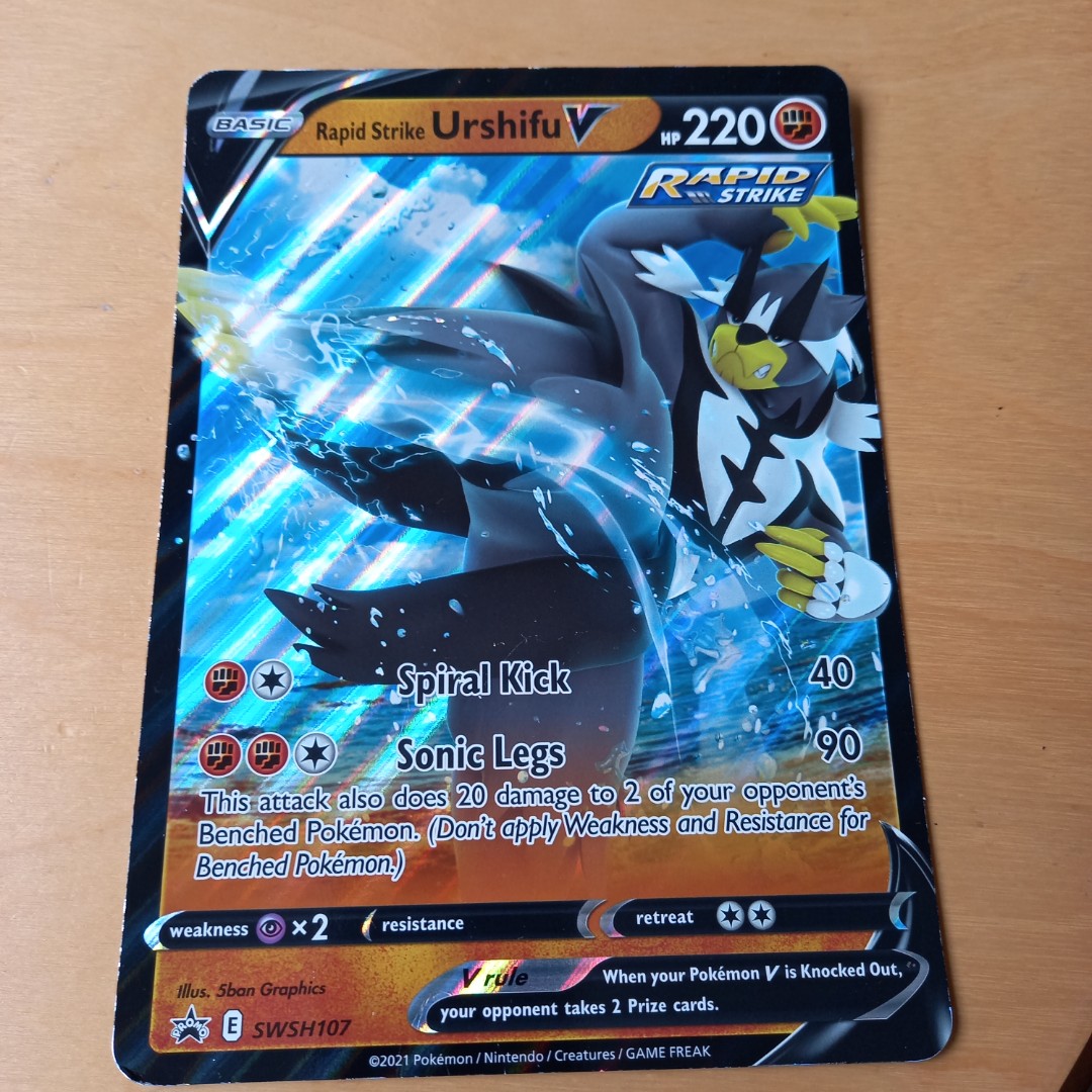 Pokemon basic rapid strike URSHIFU, Hobbies & Toys, Toys & Games on ...